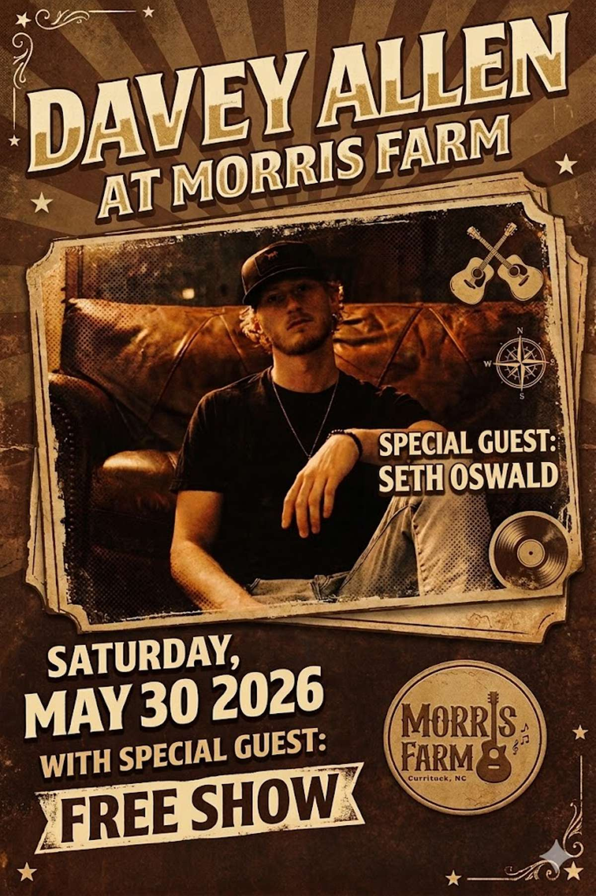 Davey Allen with Special Guest Seth Oswald *FREE SHOW* - Morris Farm ...