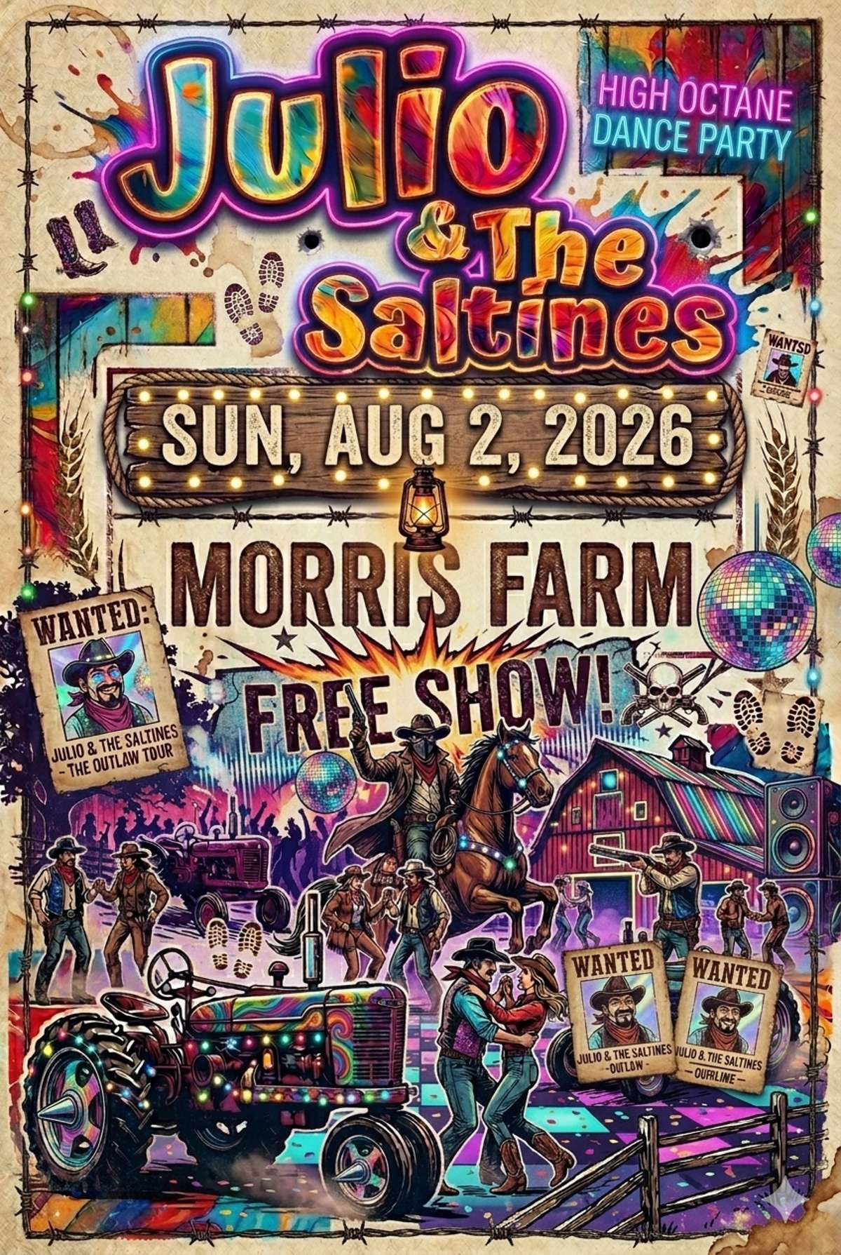 Julio and The Saltines *FREE SHOW* - Morris Farm & Back 40 Live